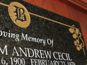 Charming Memorial Art & Graphics at Sunset Memorial & Stone